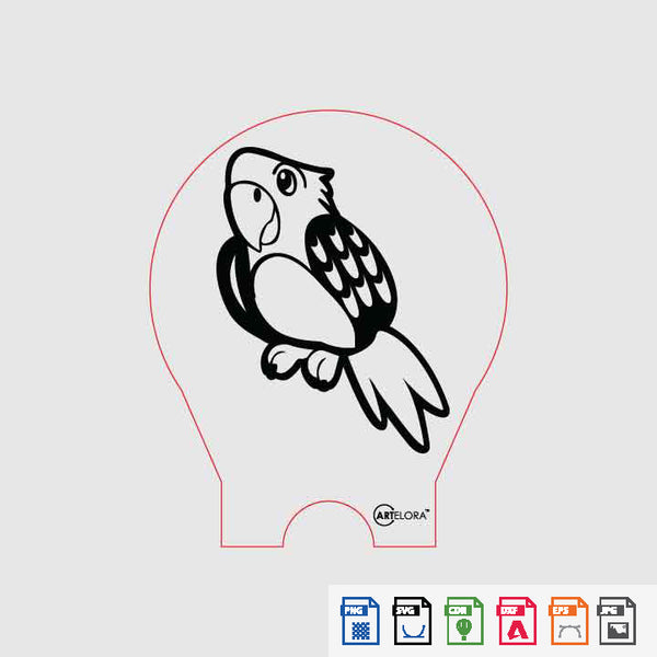 Laser Engraving Parrot – ArtElora