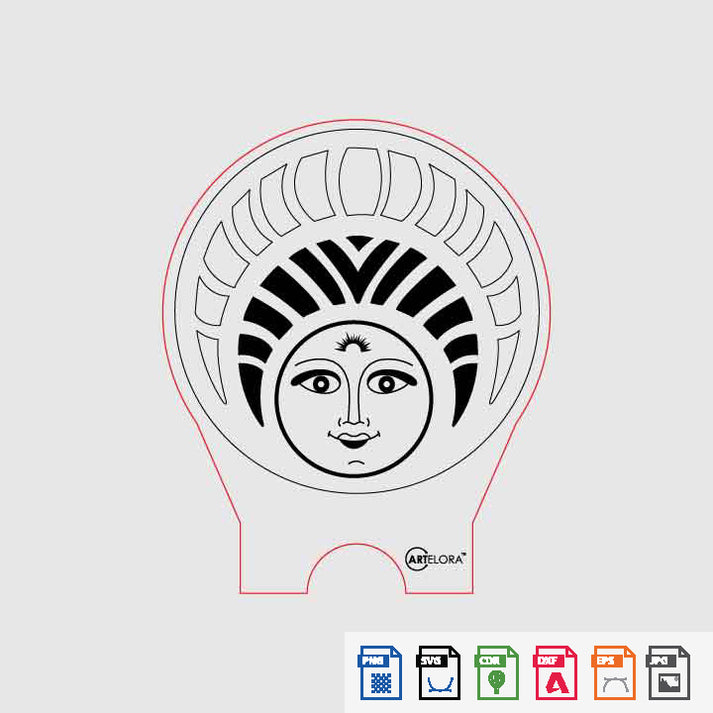 Laser Engraving Sun – ArtElora