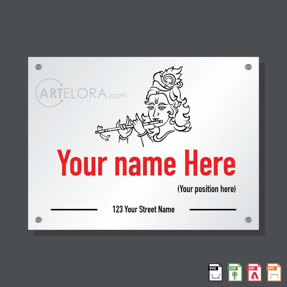 Creative Name Plate Design for Home & Office – ArtElora