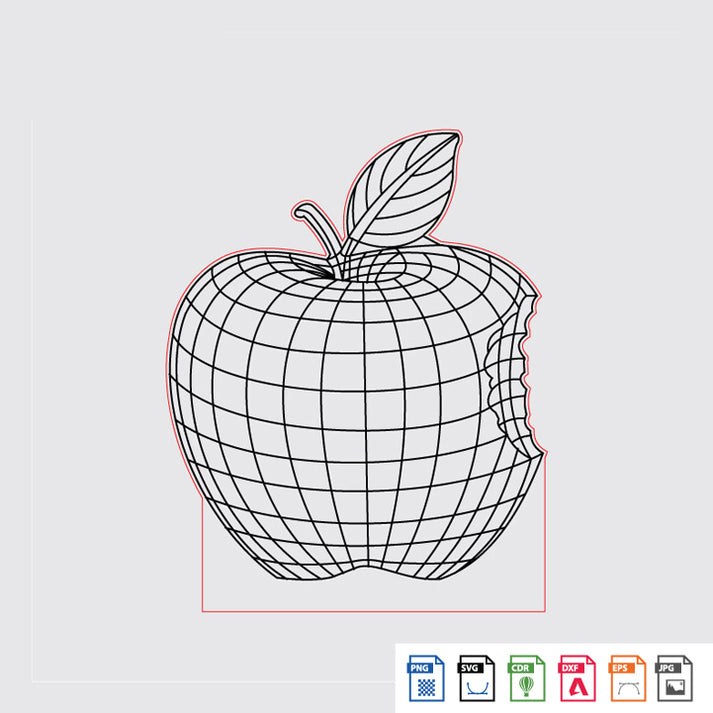 Laser Engraving 3D Apple – ArtElora