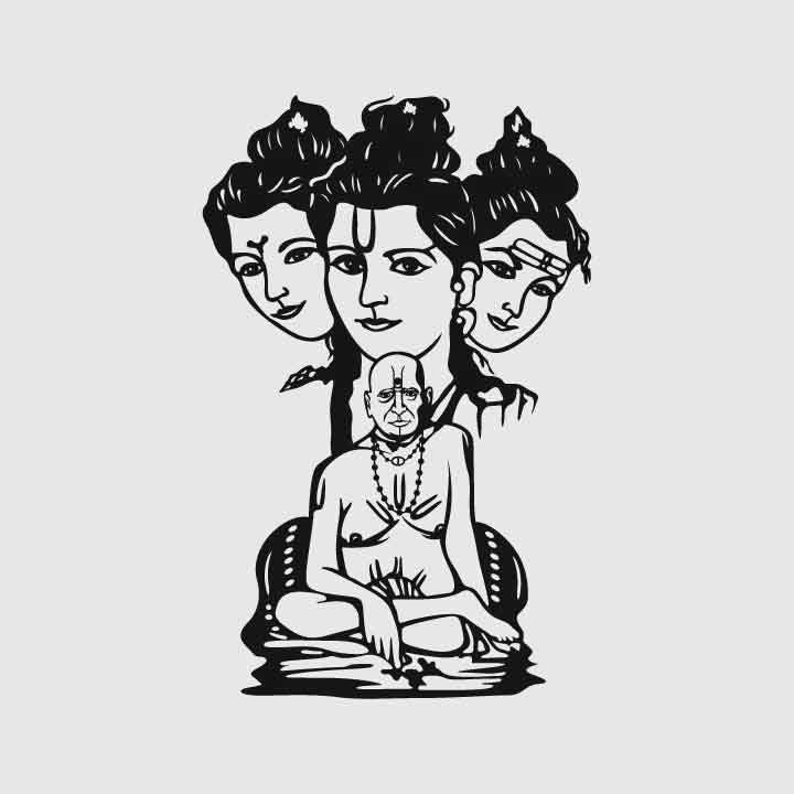 2D Modern Art Swami Samarth – ArtElora