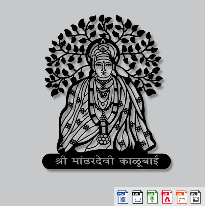 2D Modern Art Mandhardevi Kalubai – ArtElora