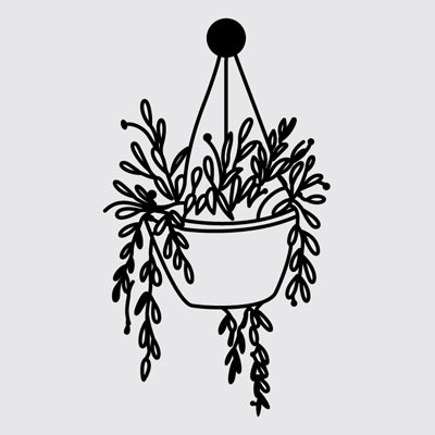 2D Modern Art flower pot – ArtElora